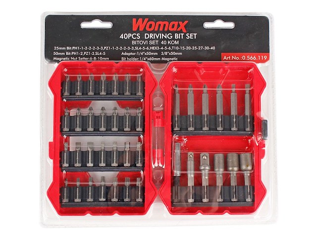 SET BITOVA (Bit Set) ~ 40 komada [WOMAX]