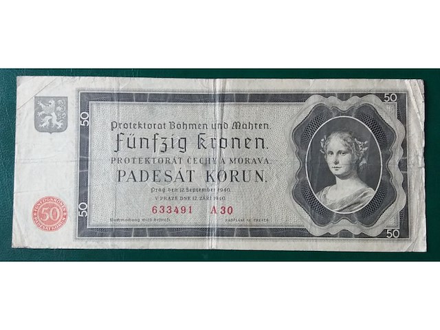 50 KORUN 1940