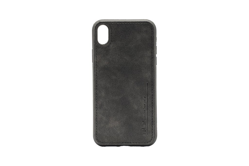 TPU LEATHER za iPhone XR 6.1" (crna)