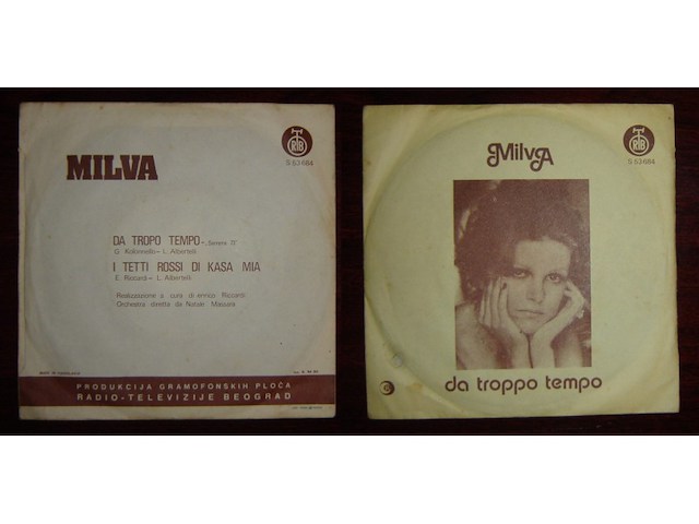 MILVA - Da Troppo Tempo (singl) licenca