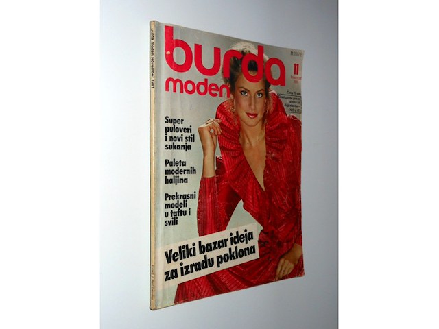 Burda moden 11, novembar 1981