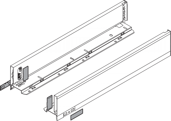 LegraBox Stranica C Orion Grey L-350mm – 770C3502S