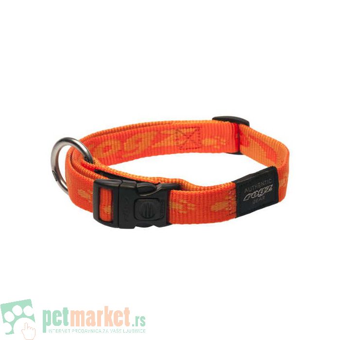 Rogz: Ogrlica za pse Alpinist, narandžasta