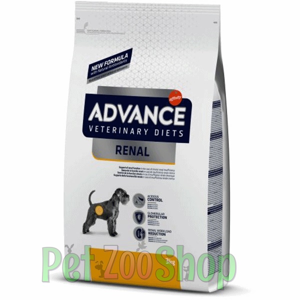 Hrana za pse Vet Dog Renal Failure 3kg Advance