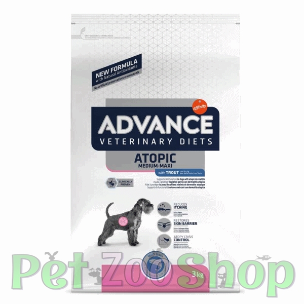 Vet Dog Atopic/Derma 3kg Advance Hrana za pse