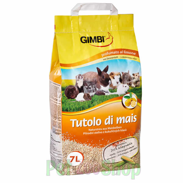 Gimbi: Posip za male životinje Tutolo Di Mais, 7l
