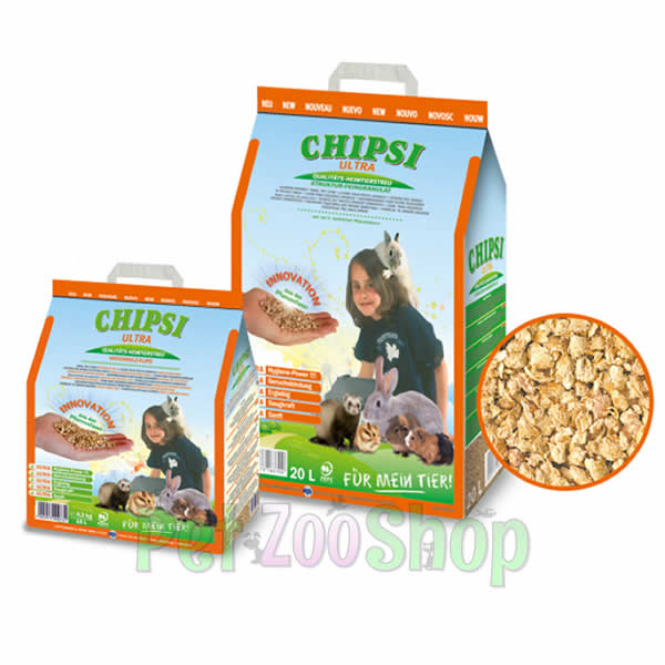 Chipsi: Podloga za male životinje Ultra, 10 L