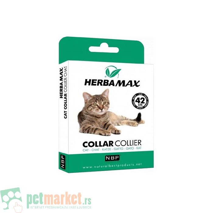 Herba Max: Ogrlica protiv kožnih parazita za mačke