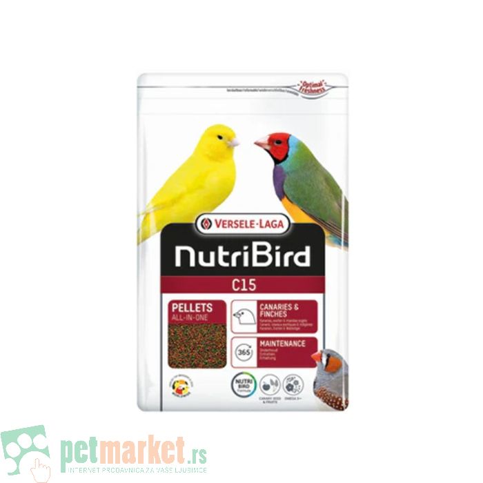 Nutri Bird: Peletirana hrana za kanarince C15