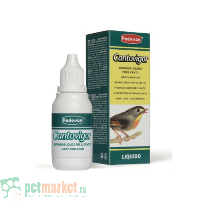 Padovan: Preparat za jačanje imuniteta ptica Cantovigor, 30 ml