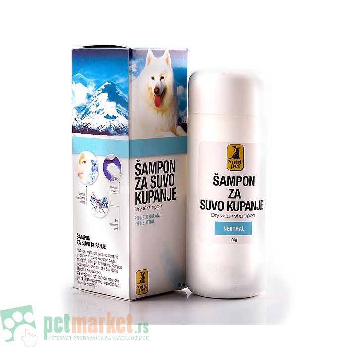 Nutripet: Šampon za suvo kupanje, 100 g