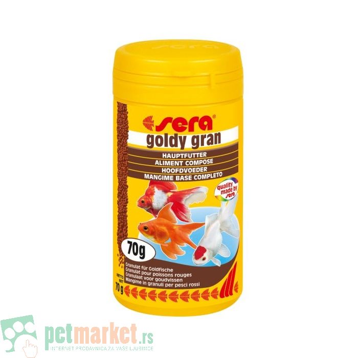 Sera: Hrana za zlatne ribice Goldy Gran, 100 ml