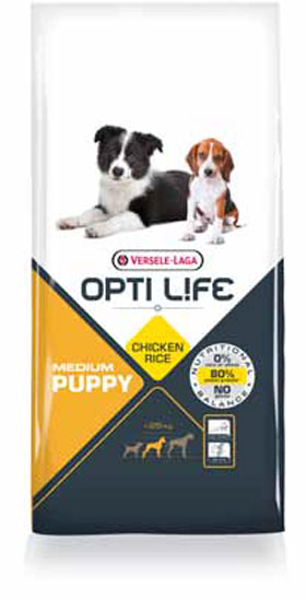 Opti Life Puppy Medium - Hrana za štence srednjih rasa