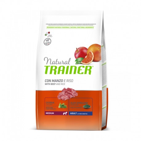 Trainer Natural Adult Medium - Hrana za odrasle pse srednjih rasa govedina