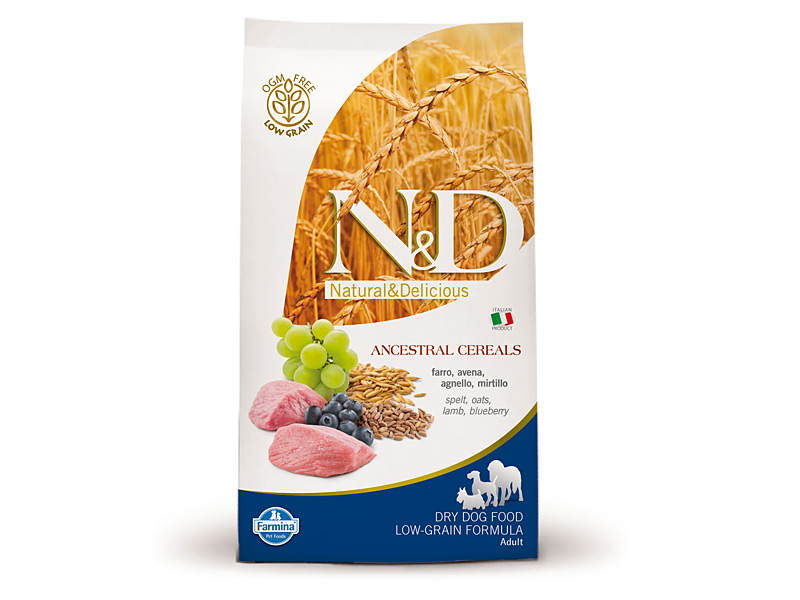 Farmina ND LG Adult medium - Hrana za odrasle pse srednjih rasa jagnjetina/borovnica