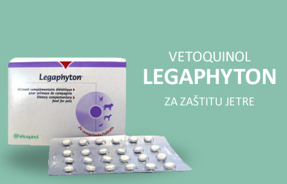 Vetoquinol: Legaphyton tablete za zaštitu jetre