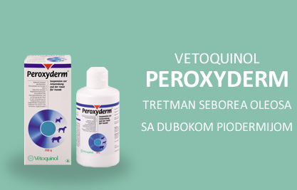 Vetoquinol: Peroxyderm šampon Seborea oleosa