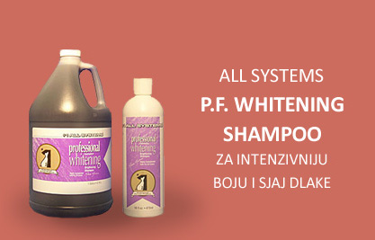 All Systems: P.F. Whitening Shampoo, za intenzivniju boju i sjaj dlake