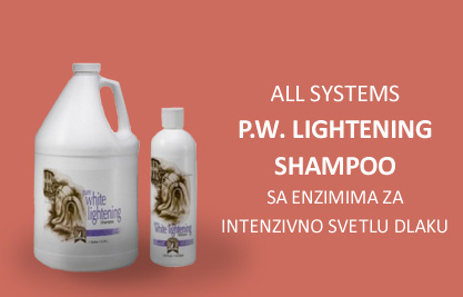 All Systems: P.W. Lightening Shampoo, sa enzimima za intenzivno svetlu dlaku