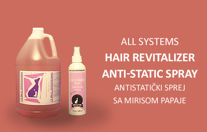 All Systems: Hair Revitalizer Anti-static Spray, antistatički sprej sa mirisom papaje