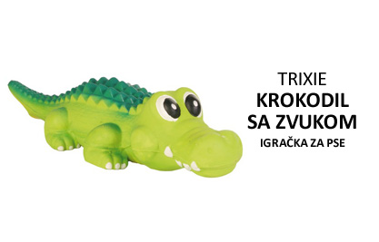 Trixie: Krokodil sa zvukom - igračka za pse