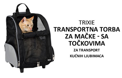 Trixie: Transportna torba za mačke - sa točkovima