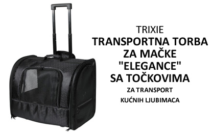Trixie: Transportna torba za mačke "ELEGANCE" - sa točkovima