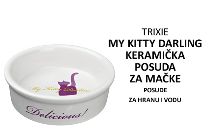 Trixie: MY KITTY DARLING keramička posuda za mačke