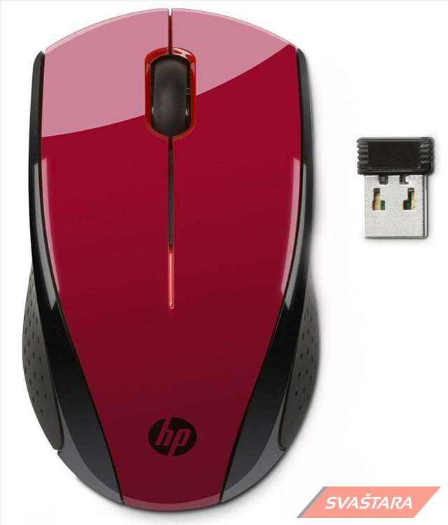 HP N4G65AA Miš za kompjuter crven wireless