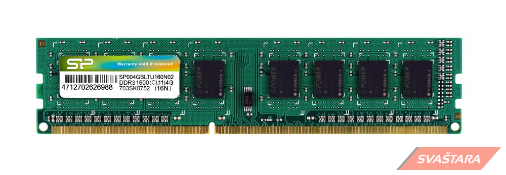 RAM DDR3 1600 (CL 11) 4G
