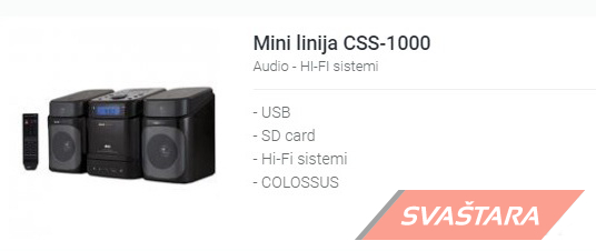 Mini linija CSS-1000