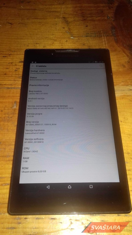 Lenovo Tab 2 tablet