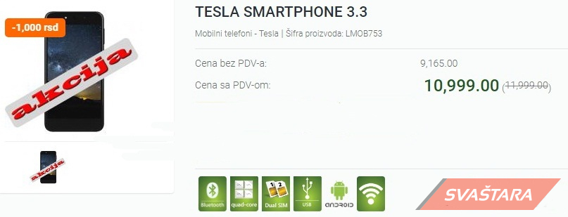 TESLA SMARTPHONE 3.3