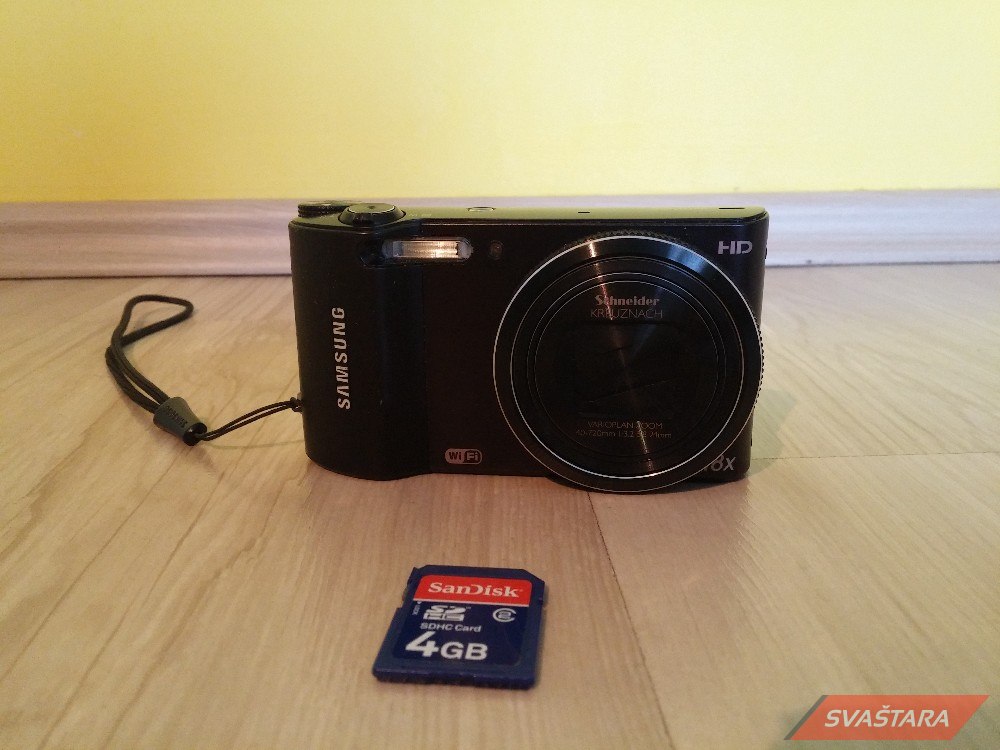 Fotoaparat Samsung WB 150 F + 4gb mem.kartica