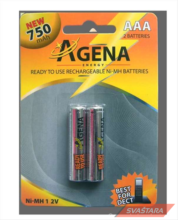 Baterija RTU AAA 1,2V 750mAh punjiva