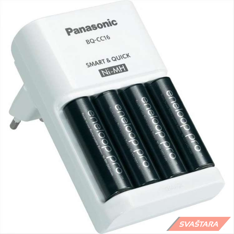 Panasonic punjač i 4 baterije Eneloop Pro AA