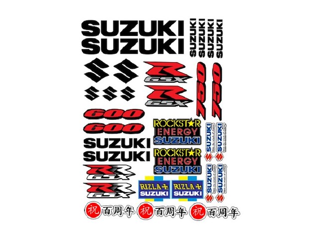 Nalepnice za motore Suzuki Tabla