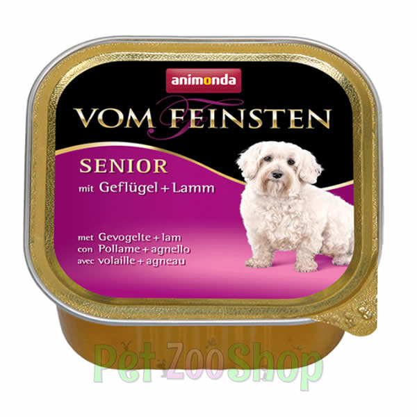 Animonda Vom Feinsten: Vlažna hrana za starije pse Živina i Jagnjetina, Senior