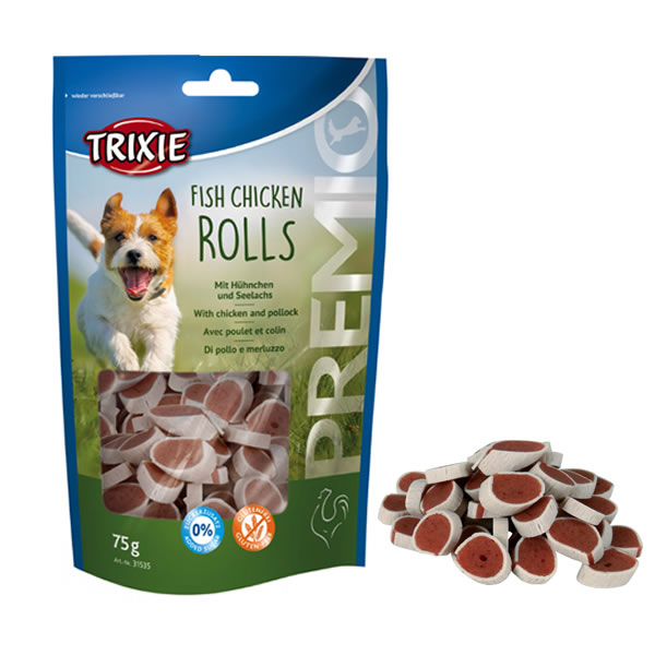 Trixie: Poslastica za pse PREMIO Fish Chicken, 75 gr