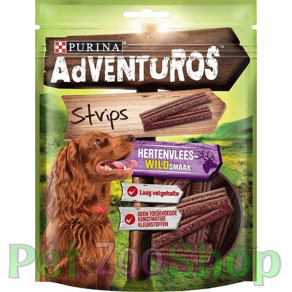 Adventuros Poslastica za pse trakice Strips, 90g