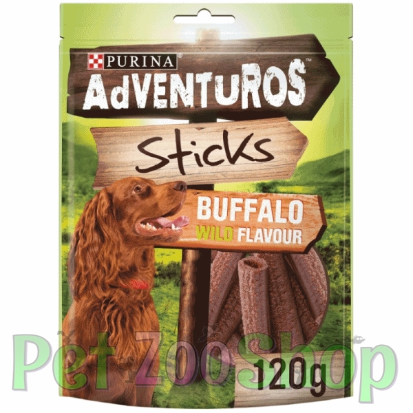 Adventuros Poslastica za pse štapići Sticks, 120g