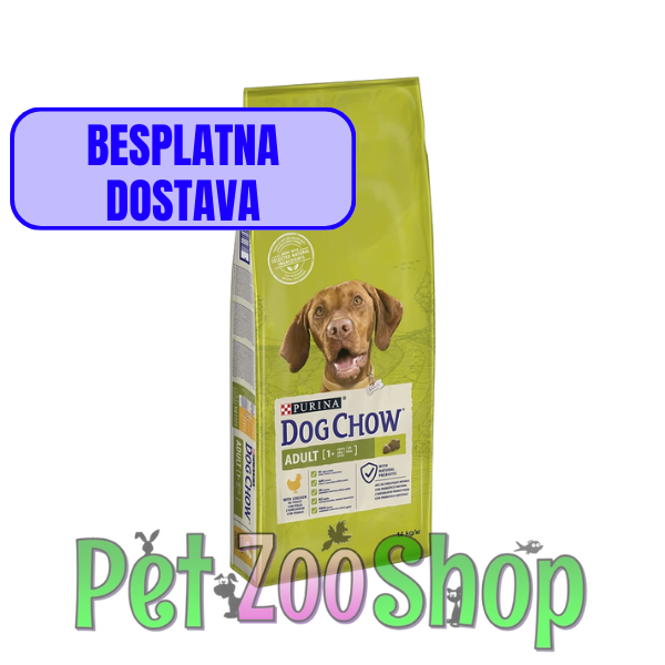 Dog Chow Hrana za pse Adult Piletina i Pirinač, 14 kg