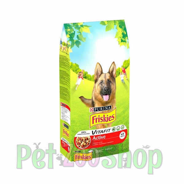 Friskies Hrana za pse Adult Active govedina, 15 kg