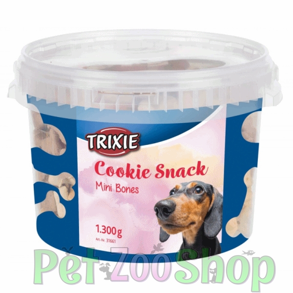 Trixie: Poslastica za pse Cookie Snack Mini Bones, 1,3 kg