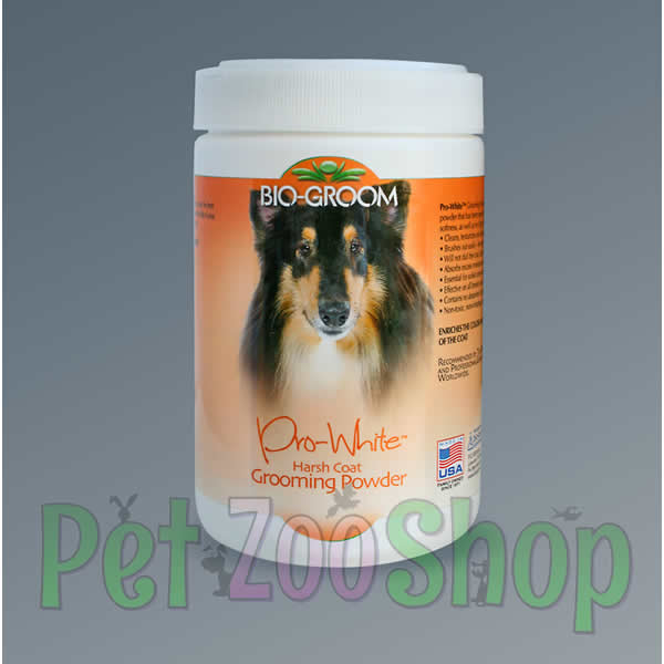 Bio Groom: Puder za pse Pro White Harsh, 237 ml