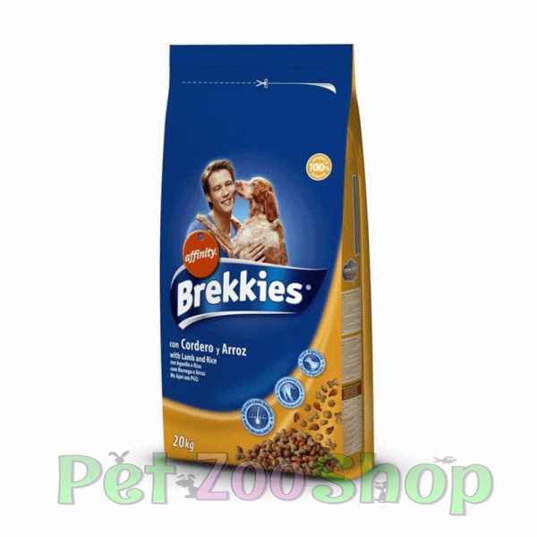 Brekkies Hrana za pse Dog Mix Lamb & Rice 20 kg