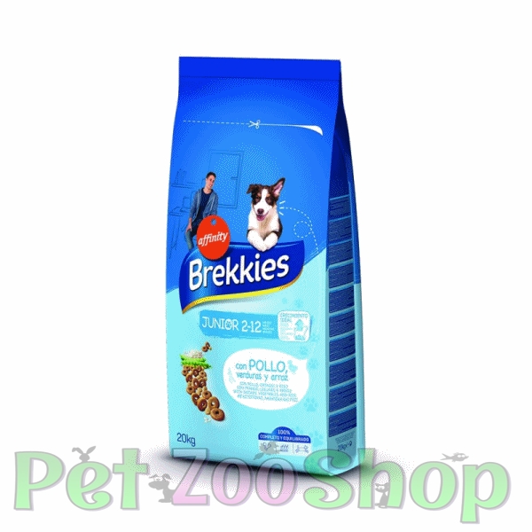 Brekkies Hrana za štence Dog Junior Original, 20 kg