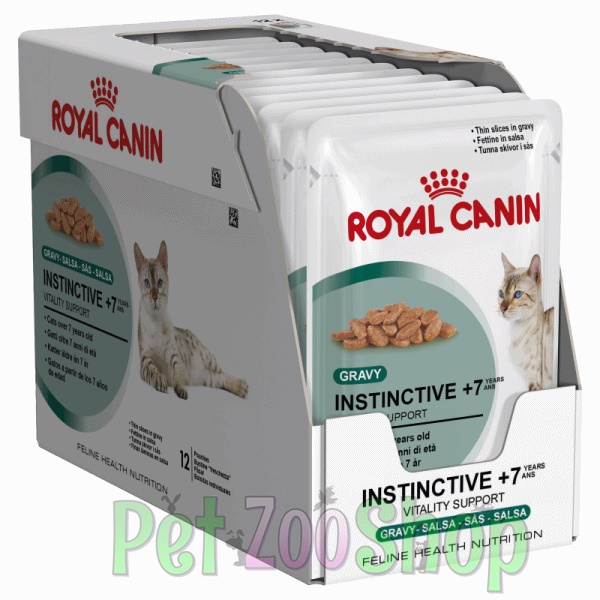 Hrana za mačke INSTINCTIVE +7, 12 x 85 g ROYAL Canin