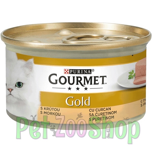 Gourmet Gold: Konzerva za mačke Ćuretina mousse, 85g