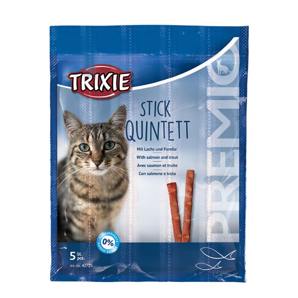 Trixie: Poslastica za mačke PREMIO Stick Quintett, 5x5gr